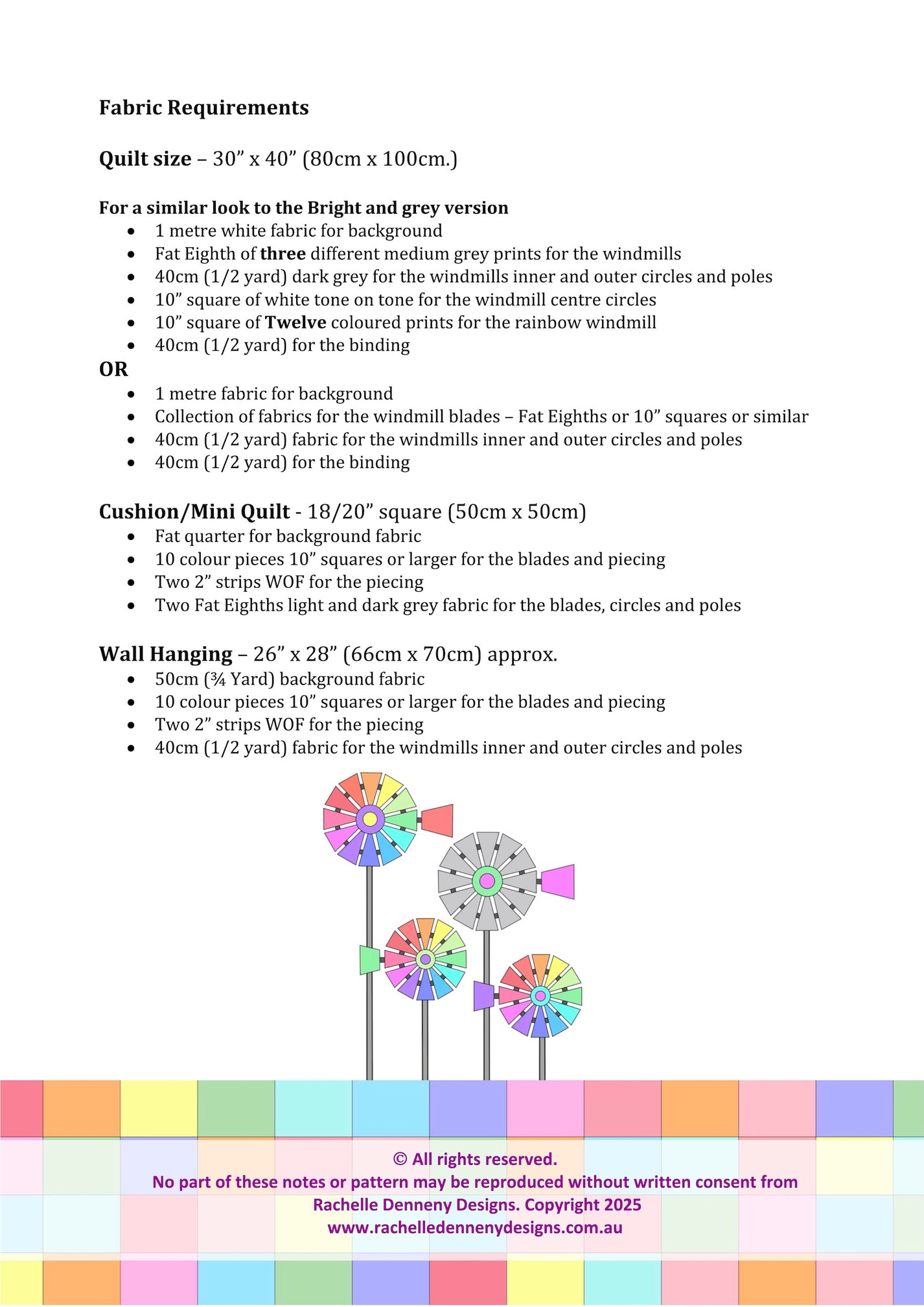 Whirly Gig Applique Pattern - NEW – Rachelle Denneny Designs