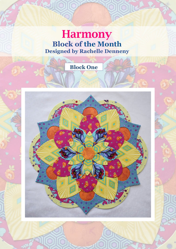 Harmony Block of the Month Quilt – Rachelle Denneny Designs