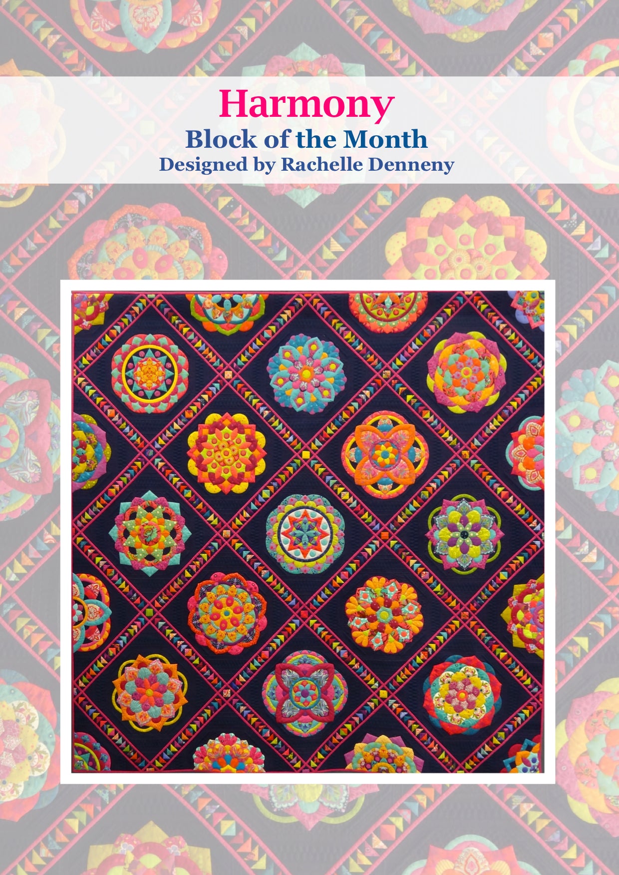 Harmony Quilt - Paper Pattern Books – Rachelle Denneny Designs
