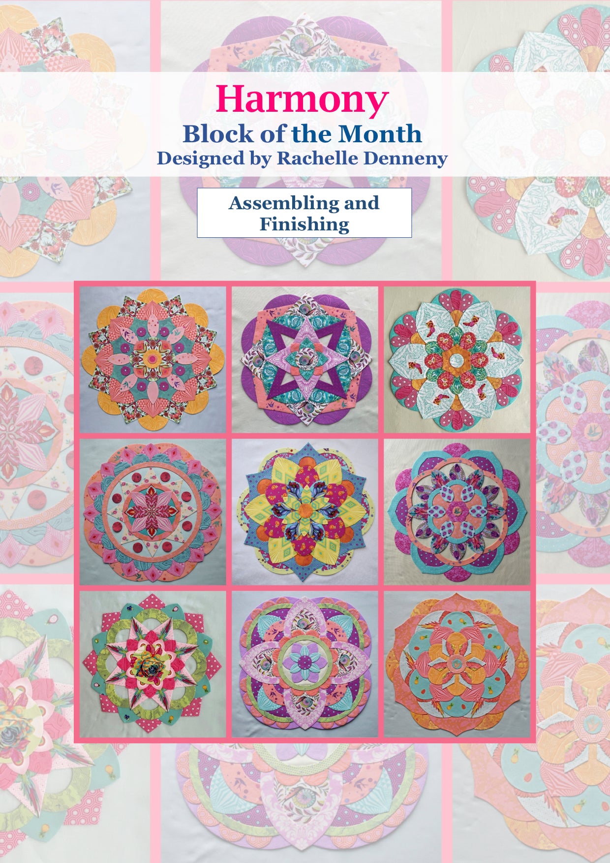 Harmony Quilt - Paper Pattern Books – Rachelle Denneny Designs