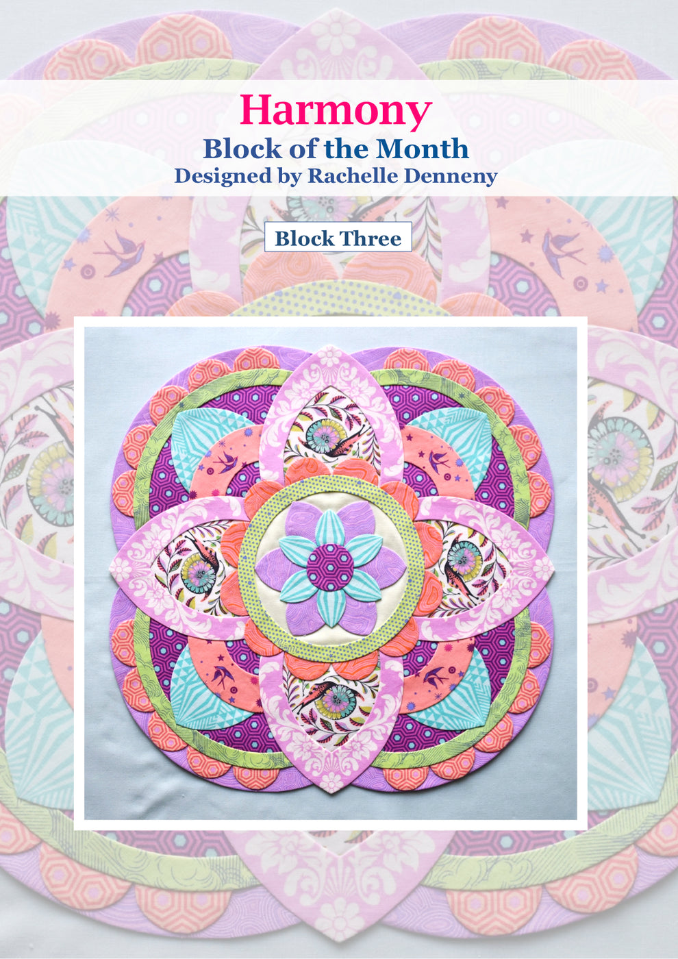 Harmony Quilt - Paper Pattern Books – Rachelle Denneny Designs