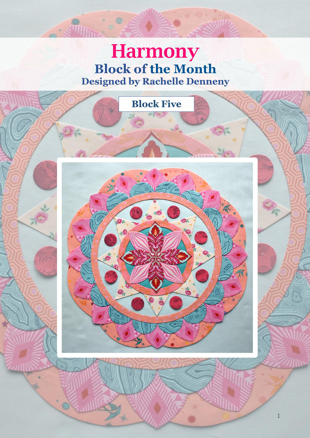 Harmony Quilt - Paper Pattern Books – Rachelle Denneny Designs