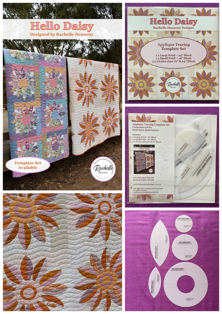 Hello Daisy - Paper Pattern & Template Set – Rachelle Denneny Designs