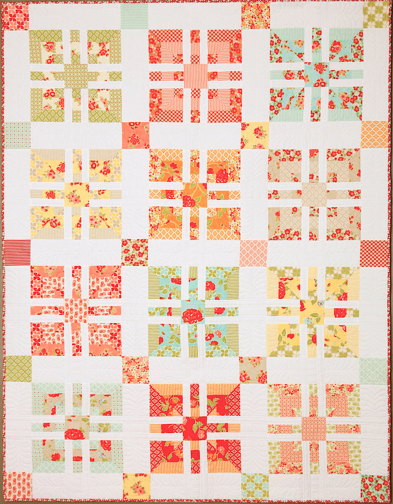 CandyRose PDF Quilt Pattern Instructions – Rachelle Denneny Designs
